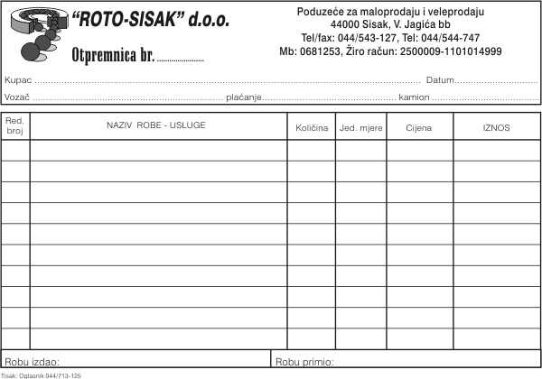 teretni list, prijevoznica, teretni listovi, blok radnih sati, raspored ...