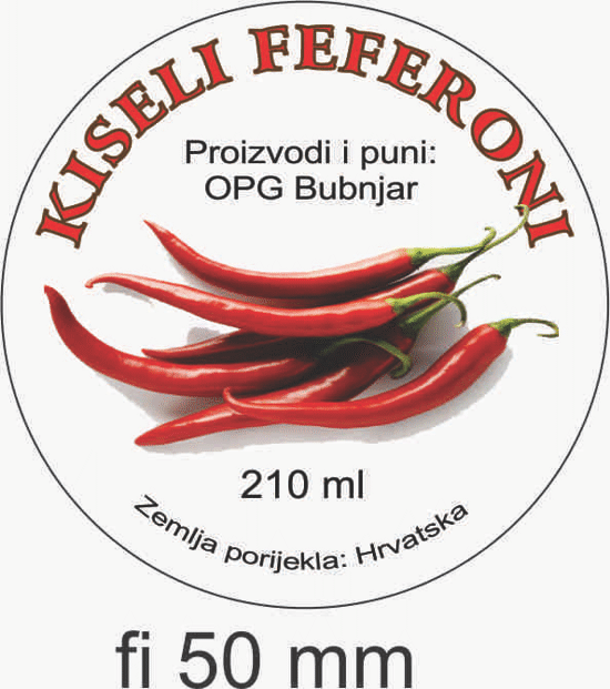 1527 – OPG Bubnjar – 035-kiseli feferoni-PVC-fi 50mm – NAŠI KUPCI